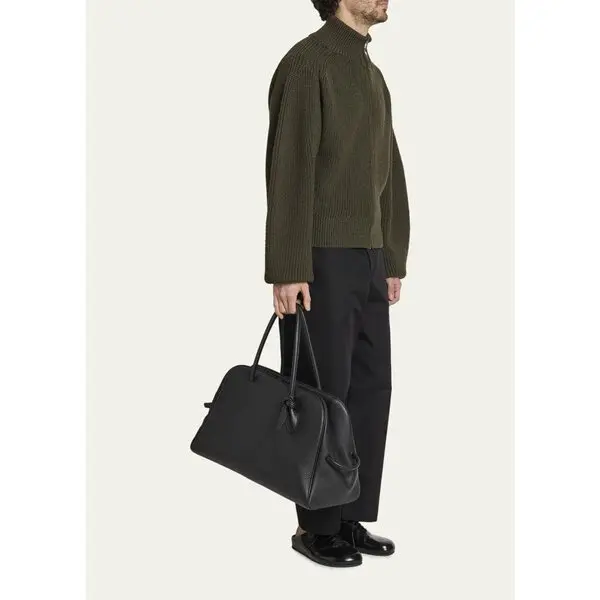 Jacquemus Le Grand Turismo Leather Bowling Bag
