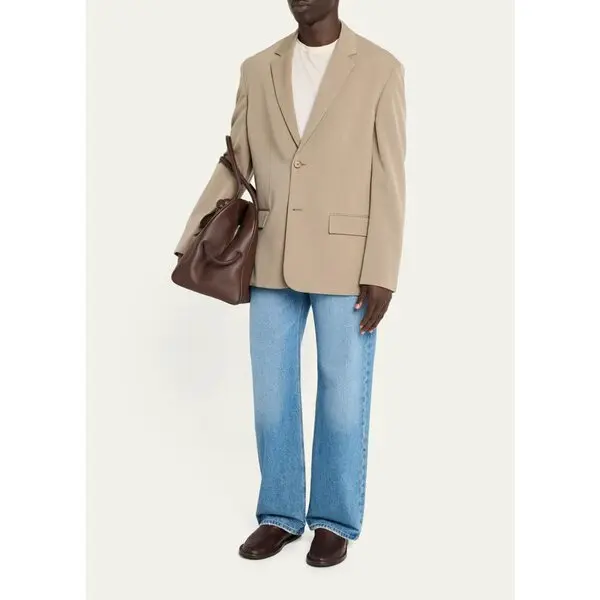Jacquemus Le Grand Turismo Leather Bowling Bag
