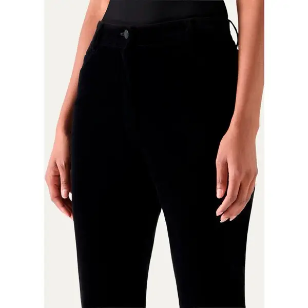 Akris Cali Stretch Velvet Bootcut Pants