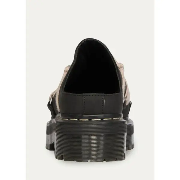Rick Owens X Dr. Martens Fw26 Quad Sole Megalace Nubuck Leather Mules