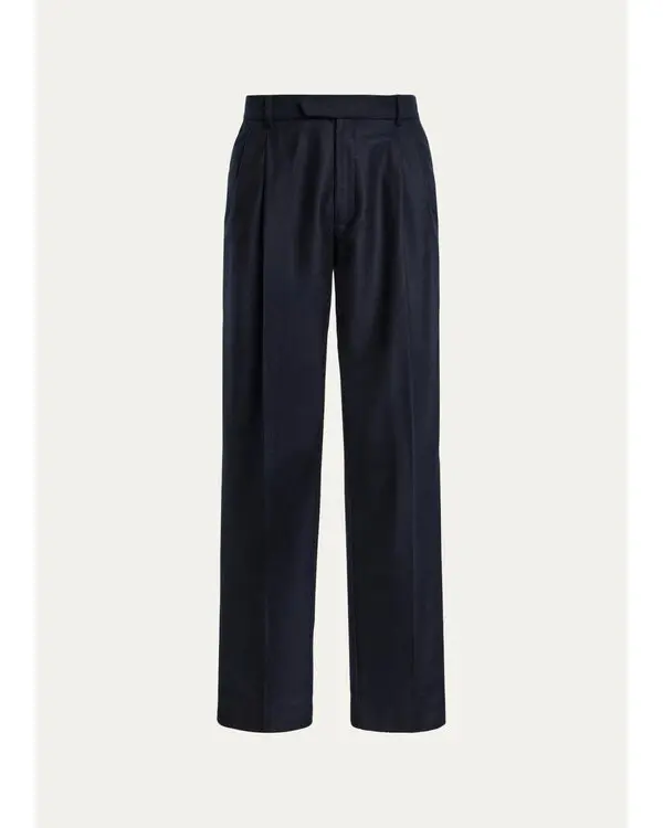 Gabriela Hearst Arthur Wool-cashmere Pants - Blue