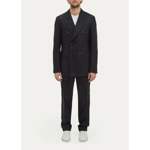 Gabriela Hearst Arthur Wool-cashmere Pants - Blue