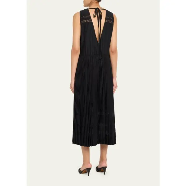 3.1 Phillip Lim Pleated A-line Midi Dress