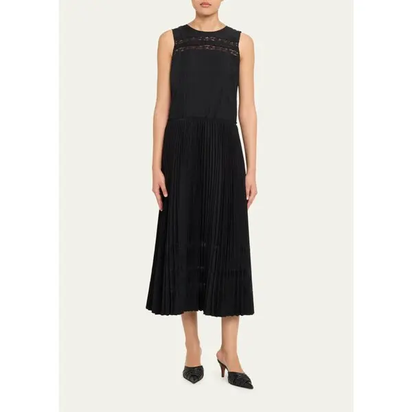 3.1 Phillip Lim Pleated A-line Midi Dress