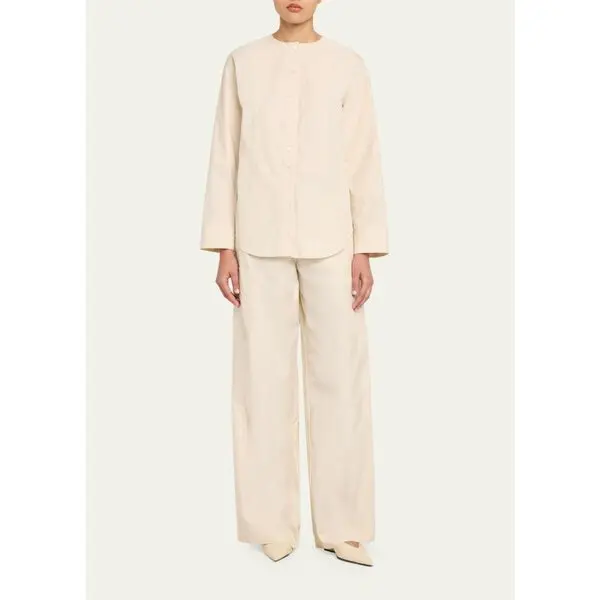 3.1 Phillip Lim Poplin Double-waistband Pants