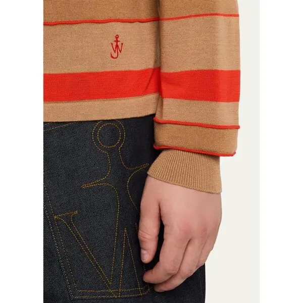 JW Anderson Multi-stripe Knit Rugby Shirt