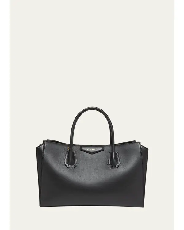 Givenchy Antigona Top-handle Bag In Leather - Black