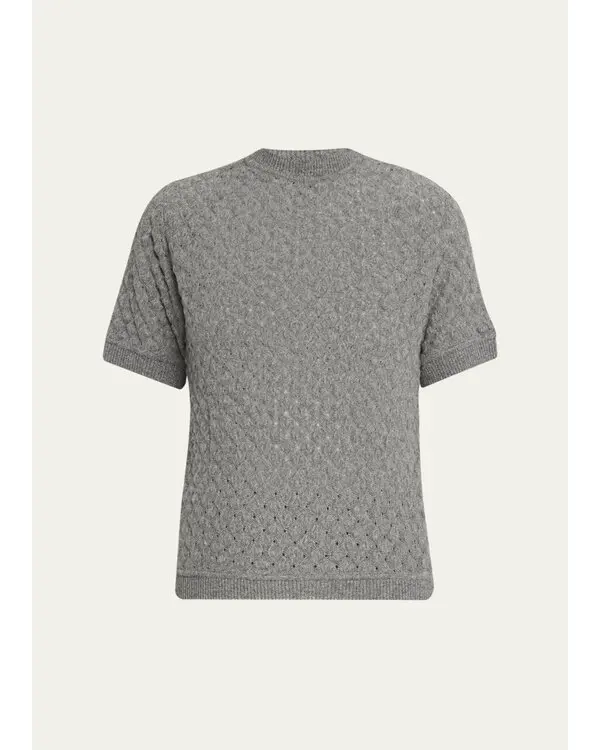 Missoni Raschel Laced Cashmere Sweater