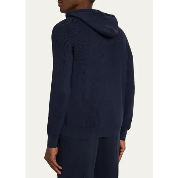 Brunello Cucinelli Logo Cotton Hoodie