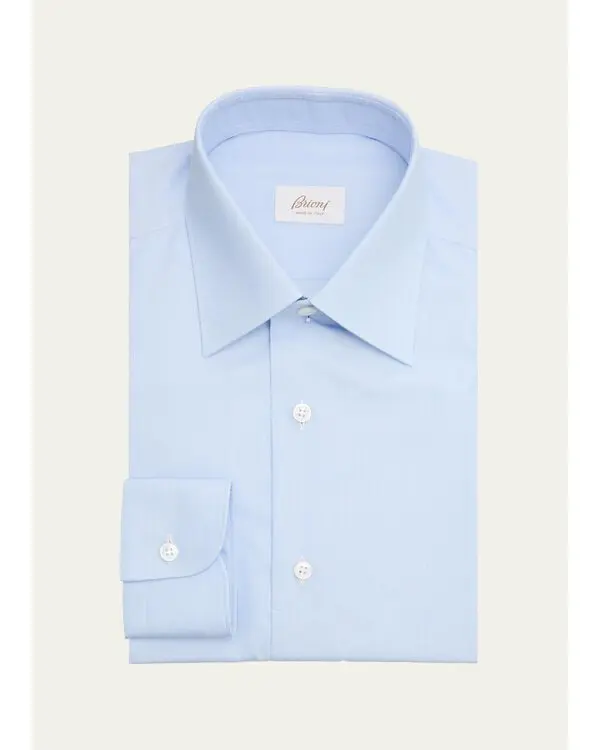 Brioni Fine Stripe Cotton Dress Shirt