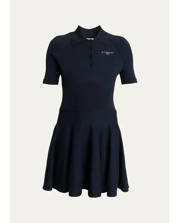 Givenchy A-line Short Polo Dress