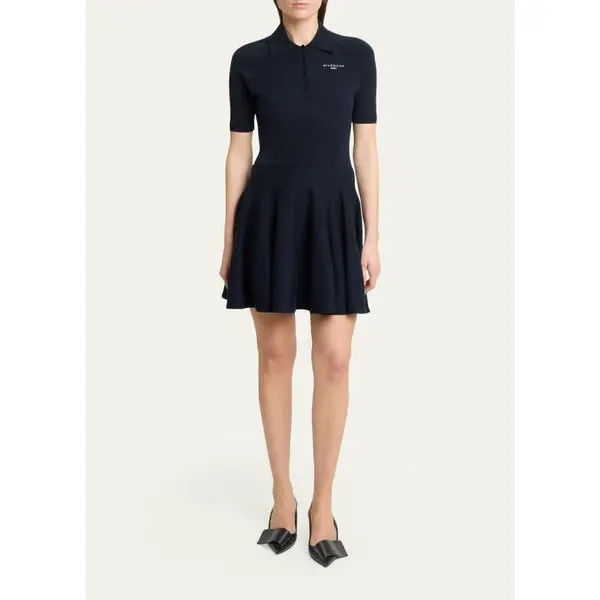 Givenchy A-line Short Polo Dress