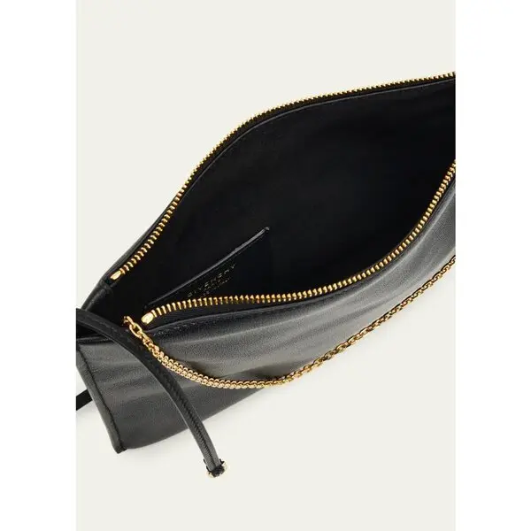 Givenchy Voyou Leather Pouch - Black