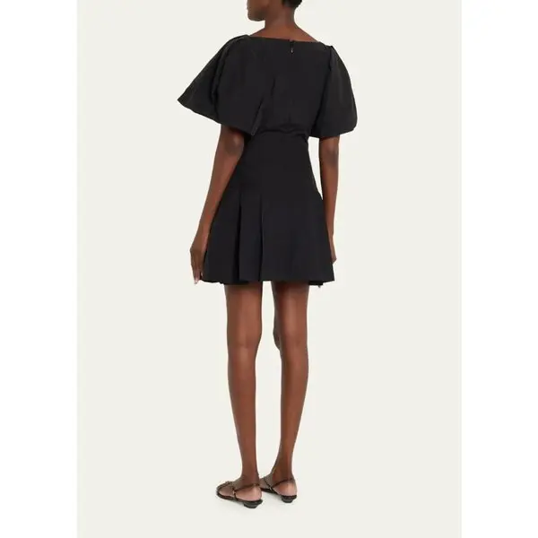 Simkhai Hattie Puff-sleeve Mini Dress