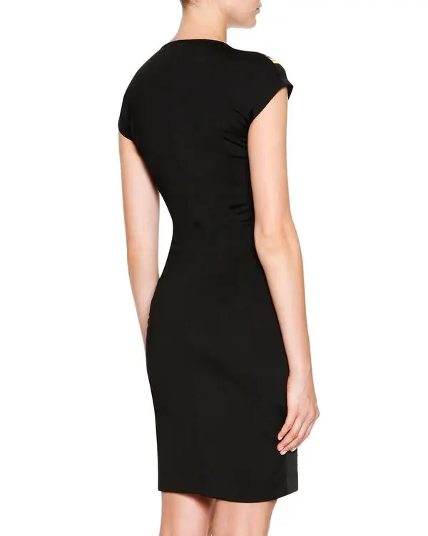 Christopher Esber Concave Wired One-shoulder Knit Dress