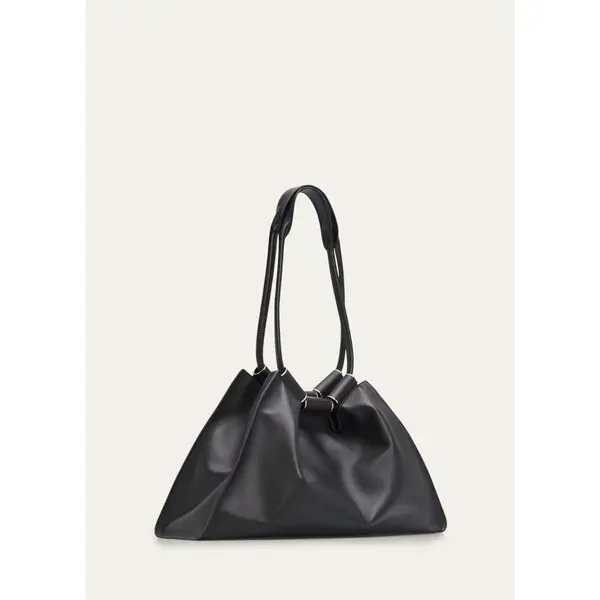 Giorgio Armani Medium Lamb Leather Shopper Tote Bag
