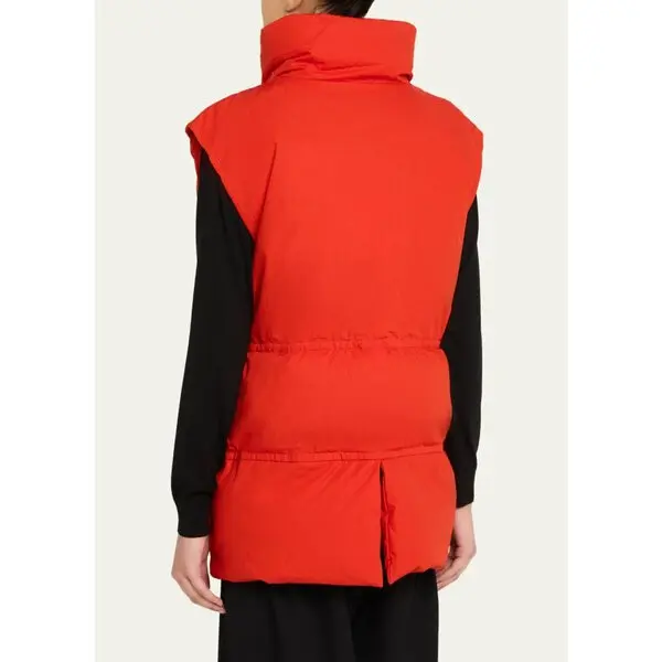 Moncler X Jil Sander Chlorine Down Vest - Dark Red
