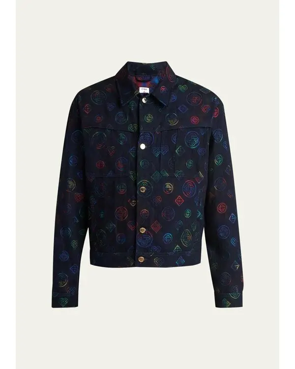Casablanca Heat Map Denim Jacket