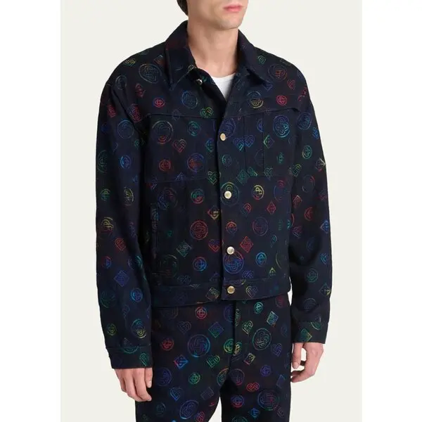Casablanca Heat Map Denim Jacket
