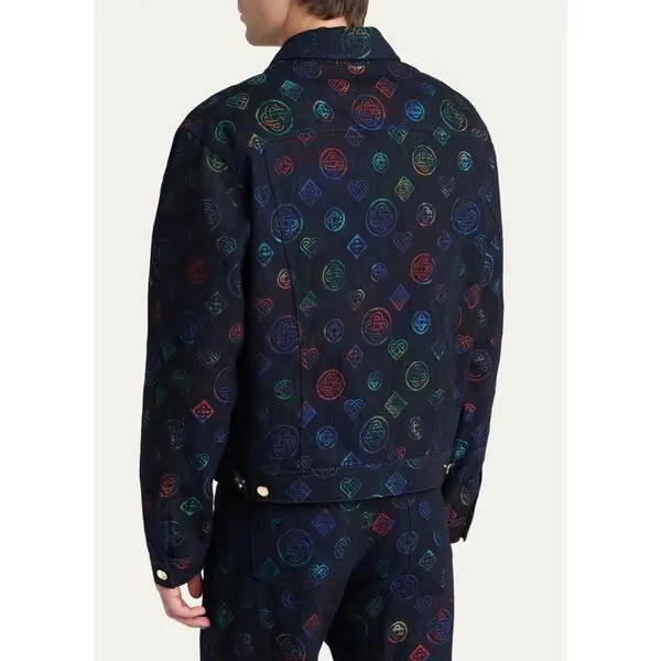 Casablanca Heat Map Denim Jacket