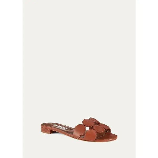 Manolo Blahnik Haribal Leather Sandals