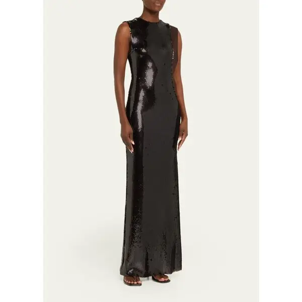 Christopher Esber Opaline Sequin Cut-out Dress