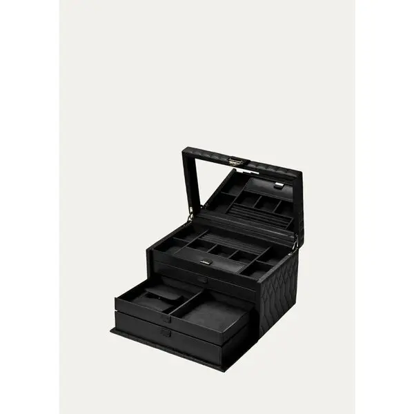 Wolf Lauren Large Vegan Leather Jewelry Box