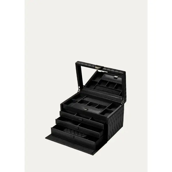 Wolf Lauren Large Vegan Leather Jewelry Box