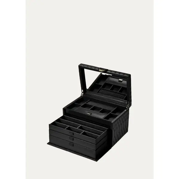 Wolf Lauren Large Vegan Leather Jewelry Box