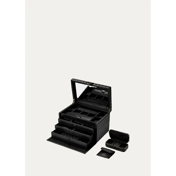 Wolf Lauren Large Vegan Leather Jewelry Box