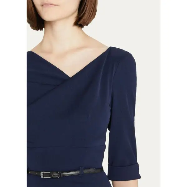 Black Halo Jackie 3/4-sleeve Sheath Dress