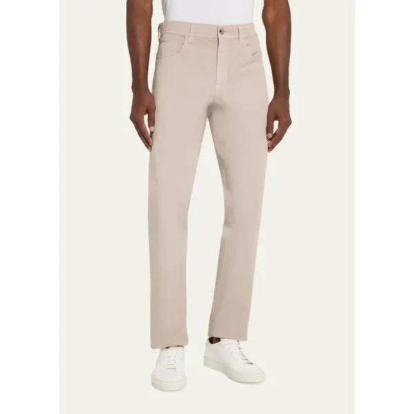 Cesare Attolini Cotton Slim Straight-leg Five-pocket Pants - Green