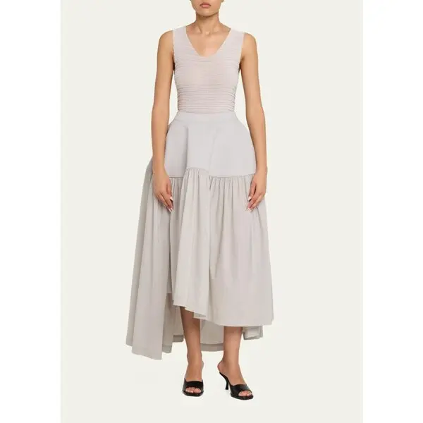 Issey Miyake Jiggly Pleated Plisse Tank Top