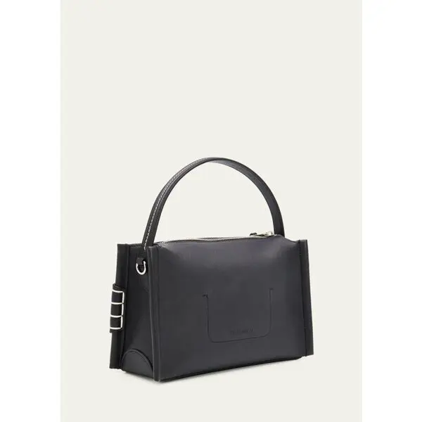 JW Anderson Small Loafer Leather Top-handle Bag - Black