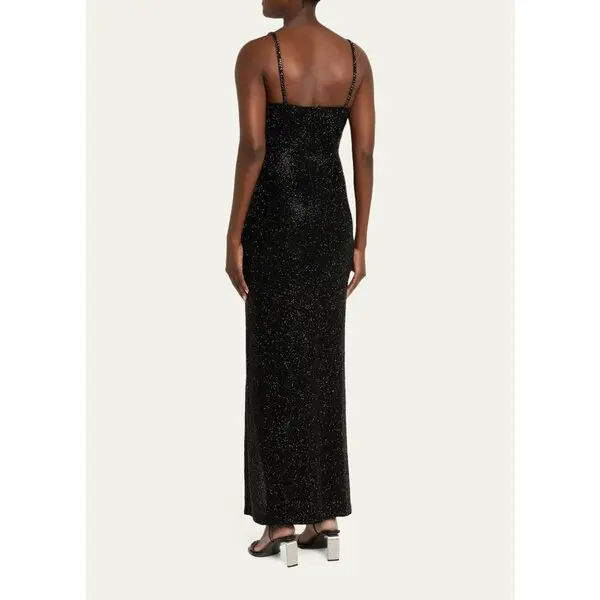 Alice + Olivia Nina Embellished Maxi Dress