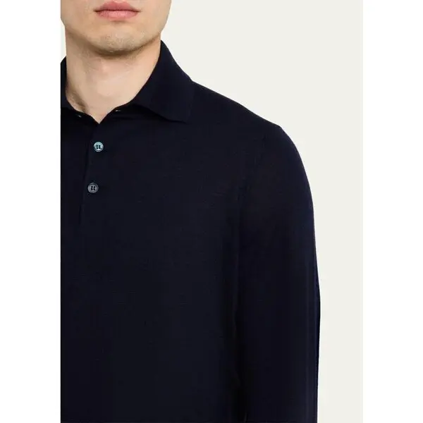 Brunello Cucinelli Cashmere Knit Polo Sweater