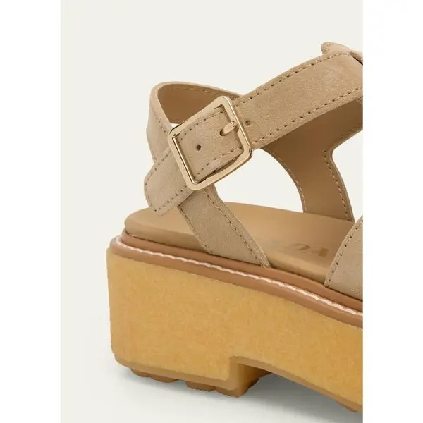 Prada 55mm Stride Suede Platform Fisherman Sandals