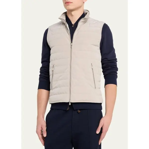 Brunello Cucinelli Bonded Nylon Down Vest