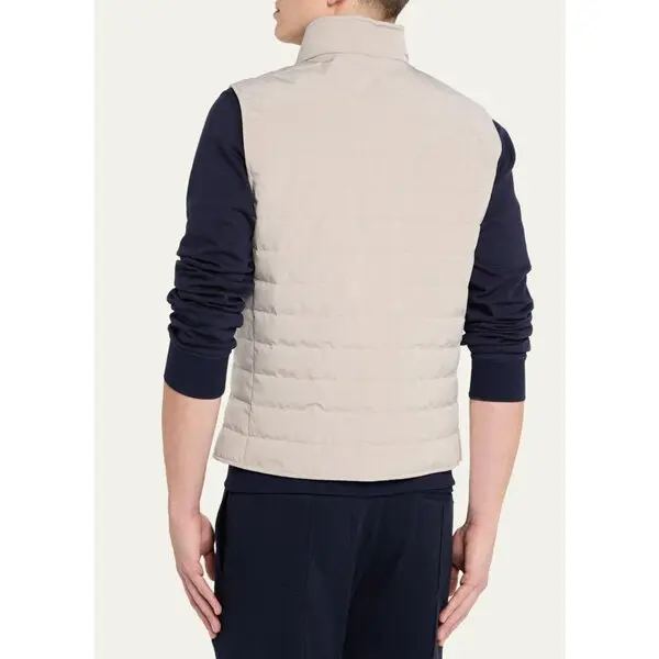 Brunello Cucinelli Bonded Nylon Down Vest