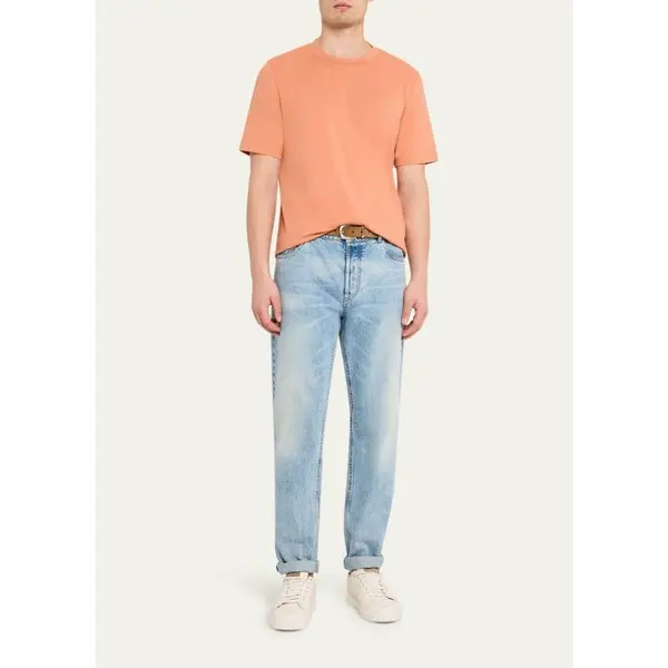 Brunello Cucinelli Solid Cotton Crewneck T-shirt