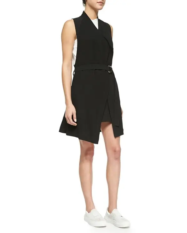 Rickie Freeman For Teri Jon Beaded Draped Crepe Dress