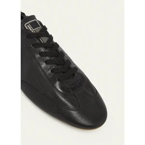 Saint Laurent Lewis Grained Leather Sneakers