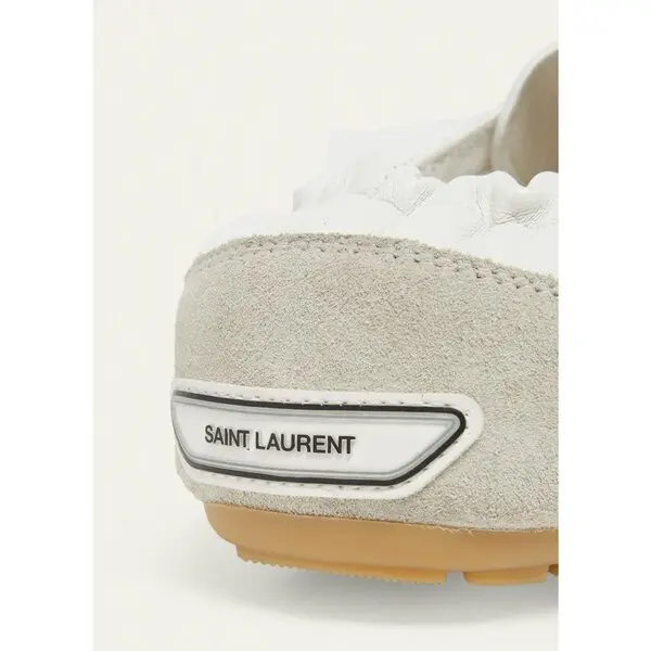 Saint Laurent Lewis Leather & Suede Sneakers