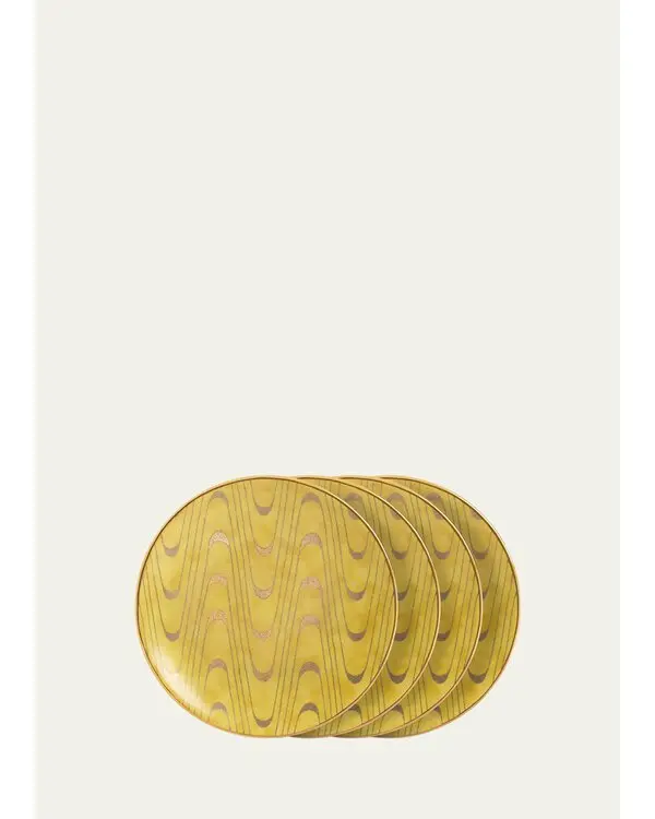 L'Objet X Fortuny Apollo Canape Plates, Set Of 4