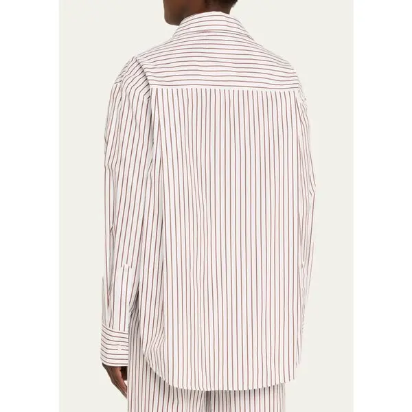 Loulou De Saison Maud Oversized Striped Shirt
