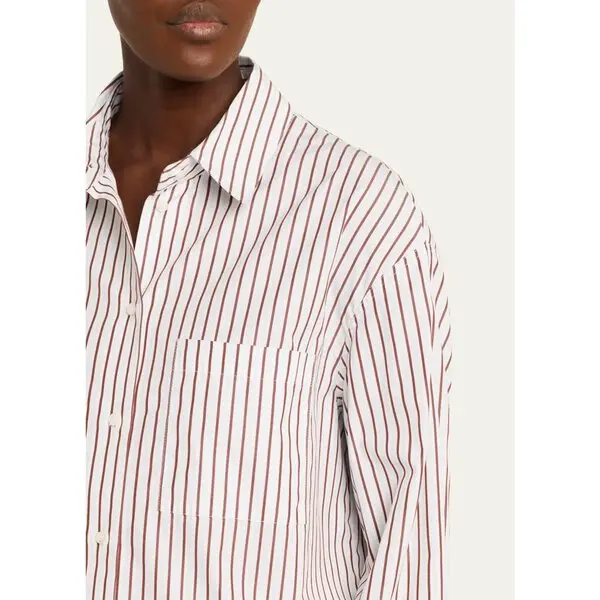 Loulou De Saison Maud Oversized Striped Shirt