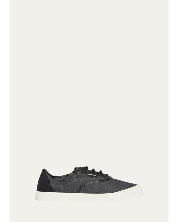 Moncler Vera Leisure Denim Low-top Sneakers