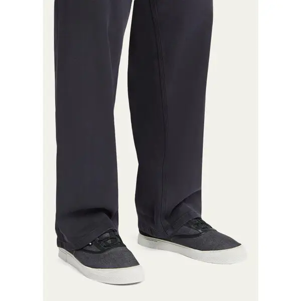 Moncler Vera Leisure Denim Low-top Sneakers