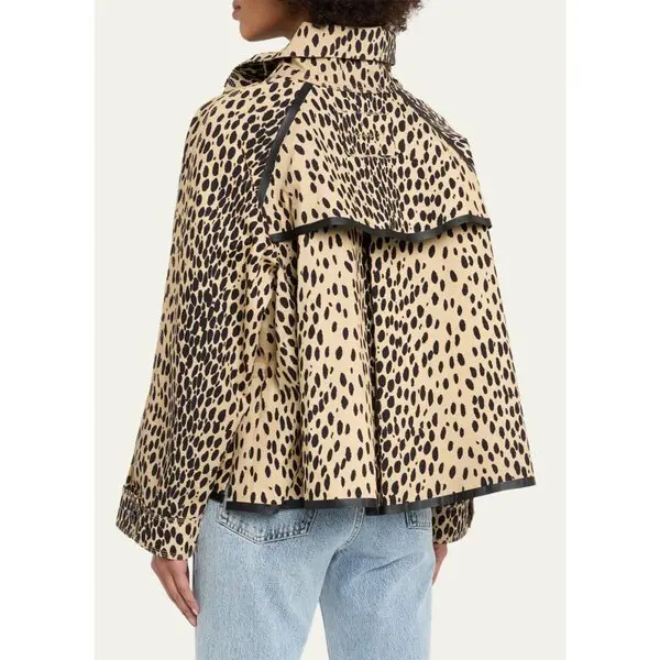 NACKIYE Spotted Cotton Fisherman Coat