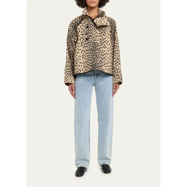 NACKIYE Spotted Cotton Fisherman Coat